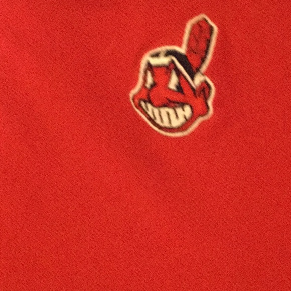 Reebok | Shirts | Mens Chief Wahoo Reebok Polo Shirt Size M | Poshmark